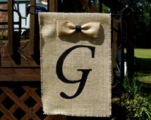 Popular items for burlap garden flag on Etsy