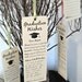Set of 8 Graduation Party Wishing Tree Tags / Bookmark