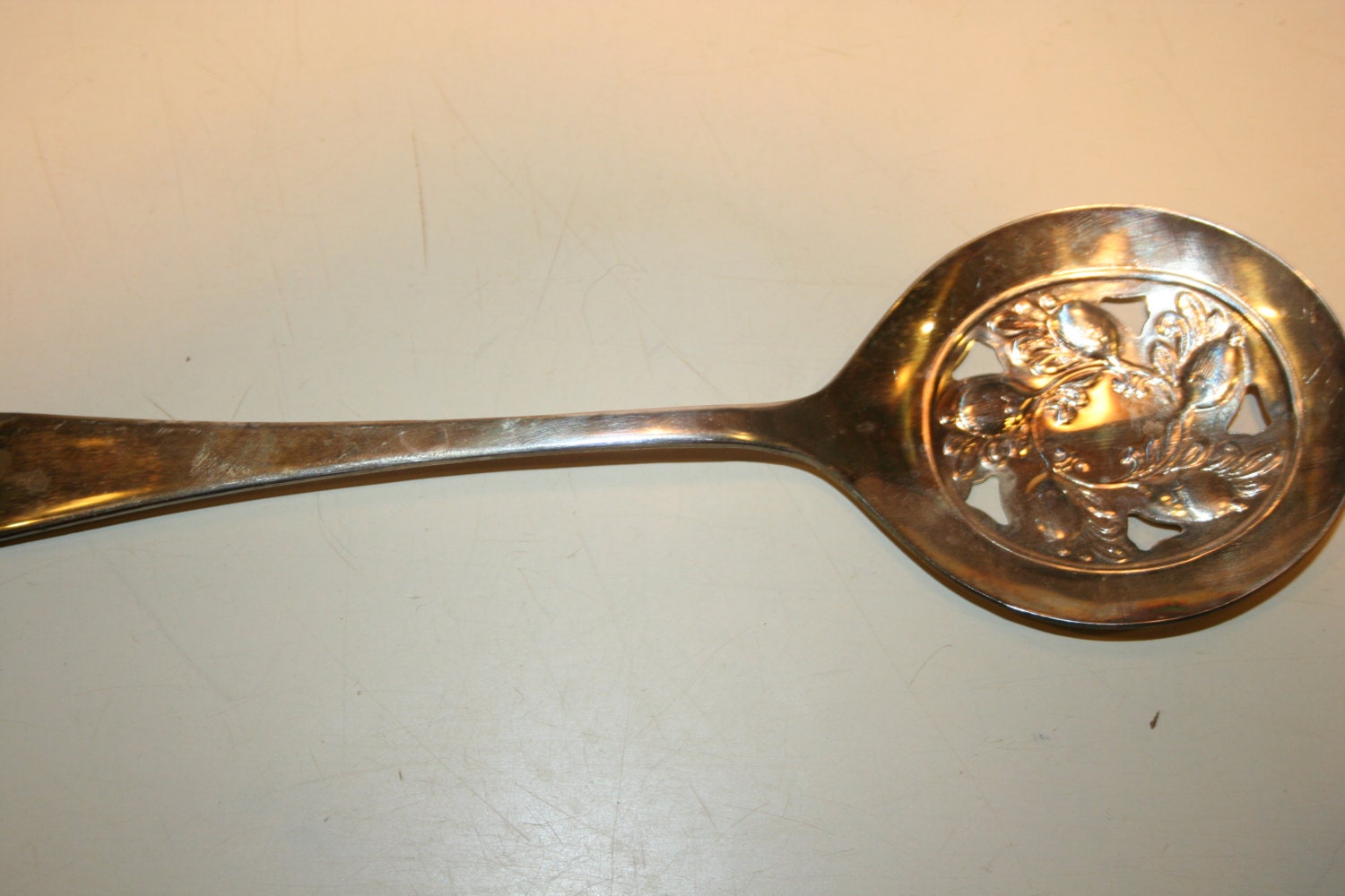 Silverplate Sheffield England Server Spoon
