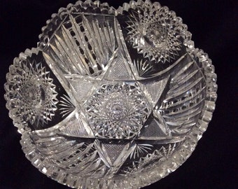 Gorham crystal bowl | Etsy