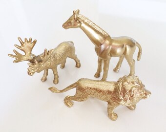Gold Animals - Set of 50