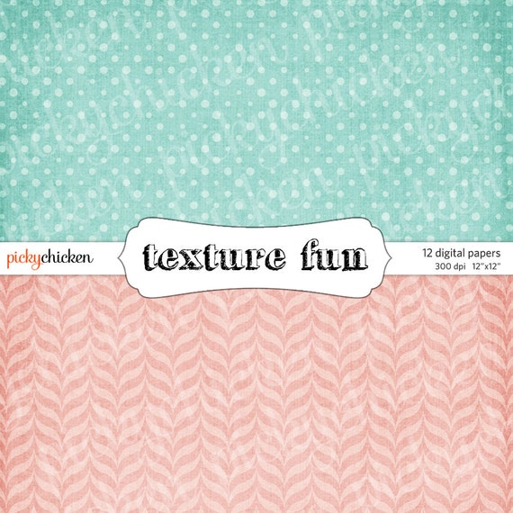 Textured Chevron Digital Paper polka dots by pickychicken on Etsy