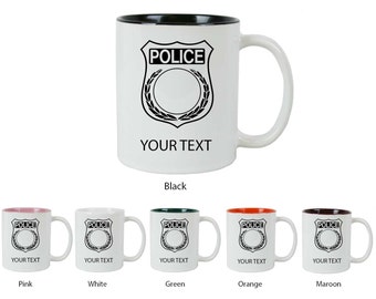 Police coffee mug | Etsy