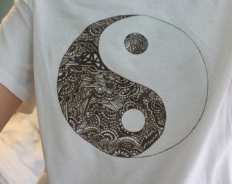 Popular items for yin yang shirt on Etsy