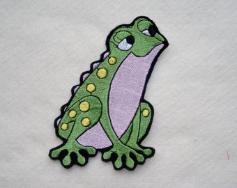 Green frog patch | Etsy
