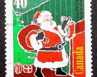 Santa claus stamp | Etsy