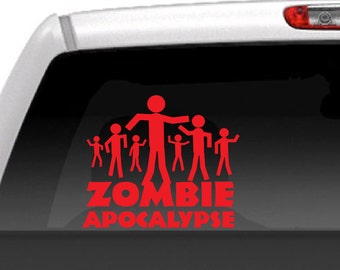 Popular items for zombie decal on Etsy