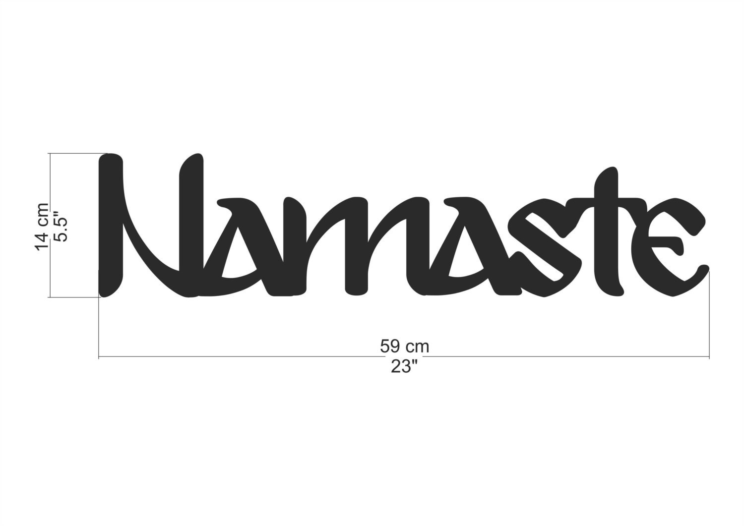 Yoga Yoga Sign Namaste Black Sign Namaste Yoga Home by SunFla