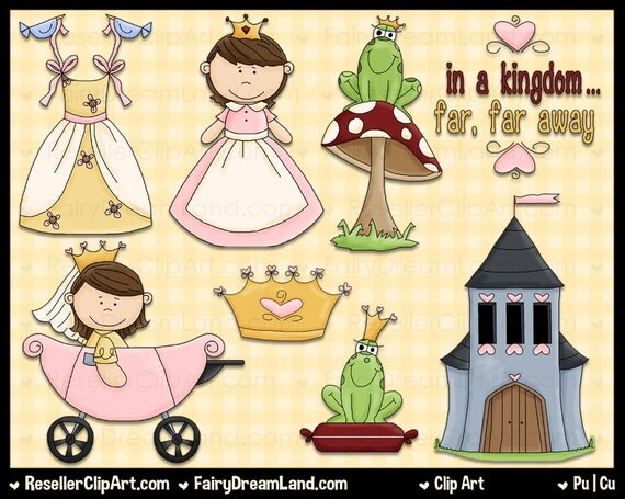 Kingdom Far Away Digital Clip Art Commercial Use Graphic