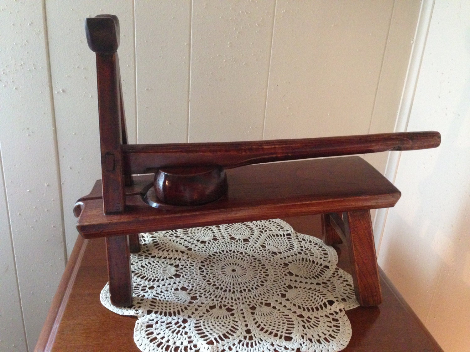Vintage Handmade Wood Chinese Press – Haute Juice