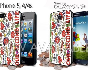 our second life fan page quotes for iphone 4 /4S / 5,5s,5c case samsung ...