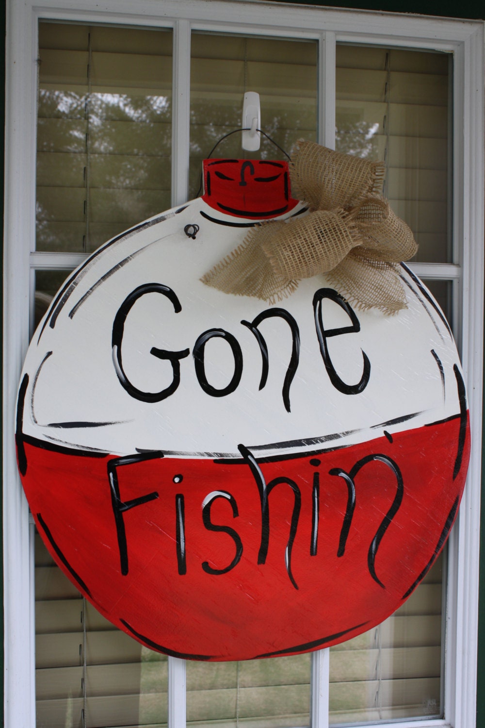 Fishing Door Hanger by AllThingsNicole on Etsy