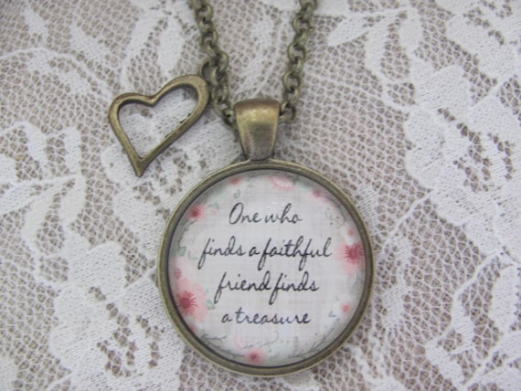 Friendship Pendant Necklace