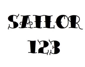 Popular items for tattoo fonts on Etsy