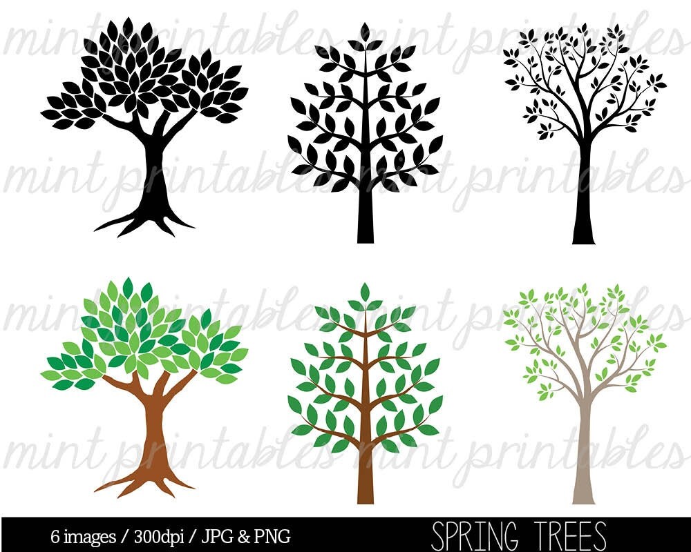 Tree Clipart Tree Clip Art Tree Silhouette Clipart Clip Art