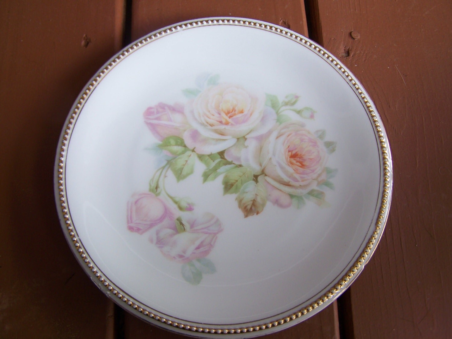 P. K. Silesia Handpainted Porcelain Plate