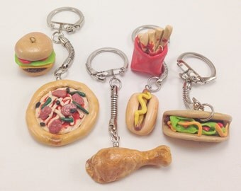 Popular items for food keychains on Etsy