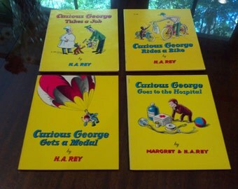 Popular items for curious george book on Etsy
