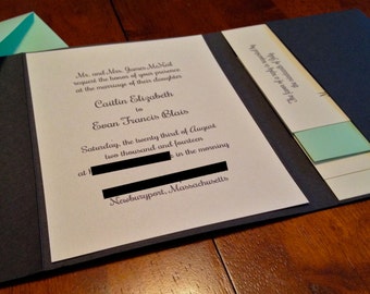 Invitation folders | Etsy