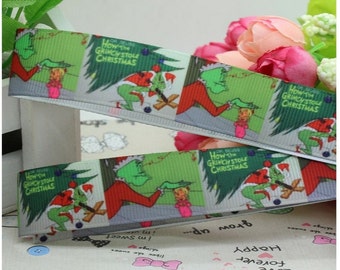 Grinch ribbon | Etsy