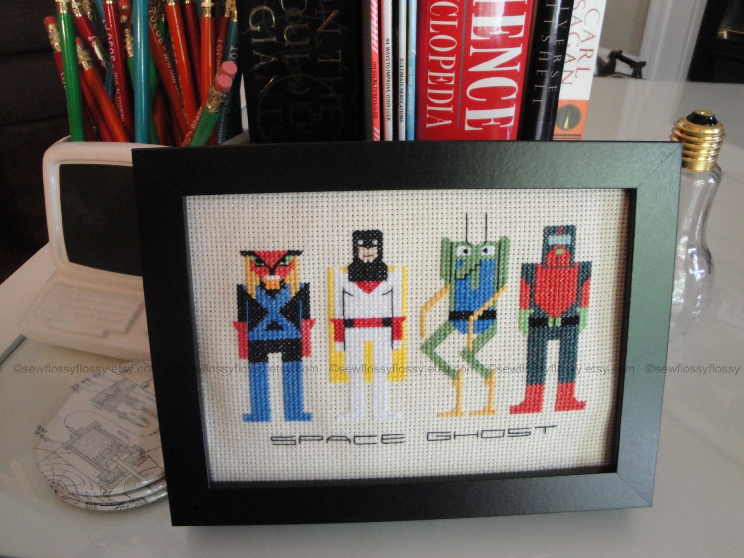Space Ghost Coast to Coast Brak Zorak & Moltar by SewFlossyFlossy
