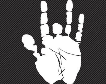 2-Pack*** Jerry Garcia Grateful Dead Hand Vinyl Die-Cut Sticker Decal