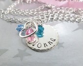 Personalized Hand Stamped Sterling Silver by GracieJewellery