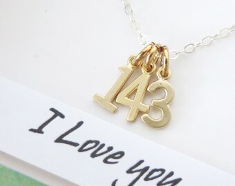 Popular items for 143 i love you on Etsy