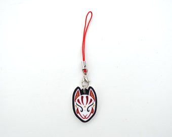 Japanese Kitsune Fox Mask Charm