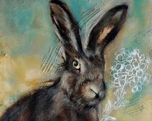 Popular items for hare bunny rabbit on Etsy