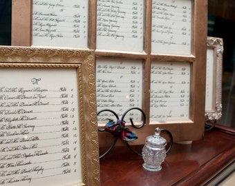 Seating chart frame | Etsy