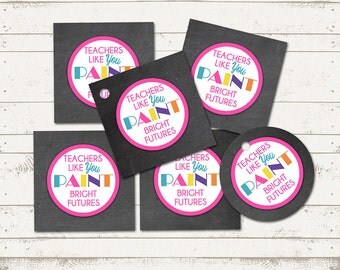 Popular items for teacher gift tag on Etsy