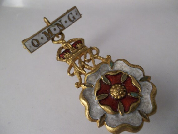 Reserved Queen Mary Needlework Guild Official Badge WW1 1914