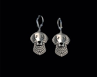 Labrador Retriever earrings sterling silver