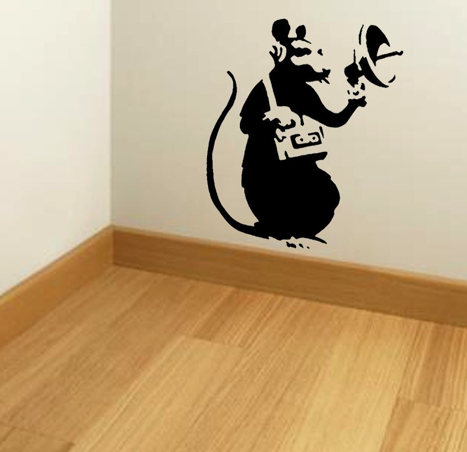 Banksy Radar Rat Stencil Reusable Graffiti Art by IdealStencils