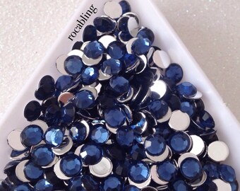 Navy blue rhinestone | Etsy