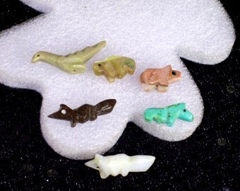 Carved stone animal | Etsy