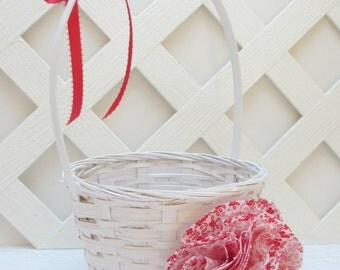 Wicker flower girl | Etsy