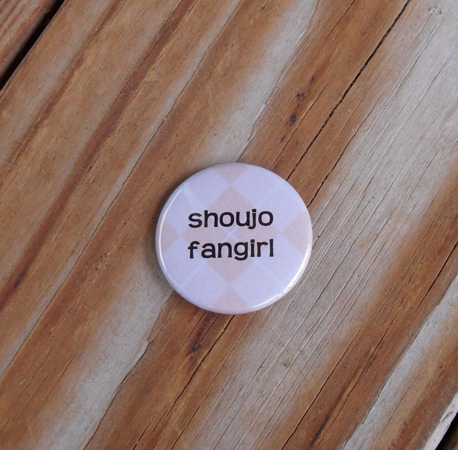 pinback button: shoujo fangirl – anime and manga geekery pin for otaku ...