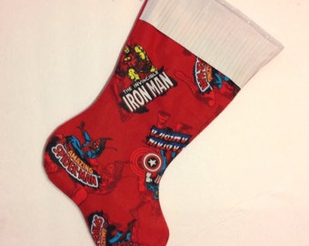 Marvel Comic Super Heroes Christmas Stocking-Personalized Stocking ...