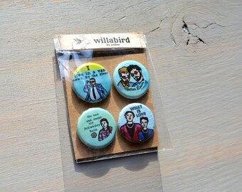 Unique funny pinback button related items | Etsy