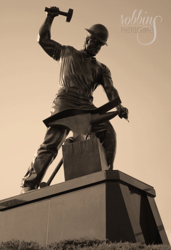 Items similar to Purdue Boilermaker Pete Statue Original Photo on Etsy