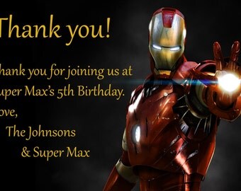 Iron man thank you | Etsy
