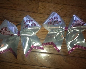 Popular items for bff cheer bows on Etsy
