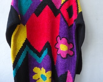 Popular items for colorful jumper on Etsy