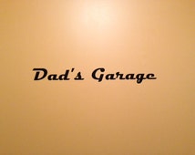 Popular items for garage wall decals on Etsy