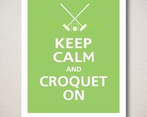 Unique croquet game related items | Etsy