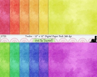 12 x 12 inch Pink and Purple Painted Background by JustBYourself