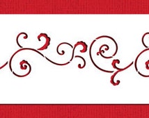 Unique scroll stencils related items | Etsy