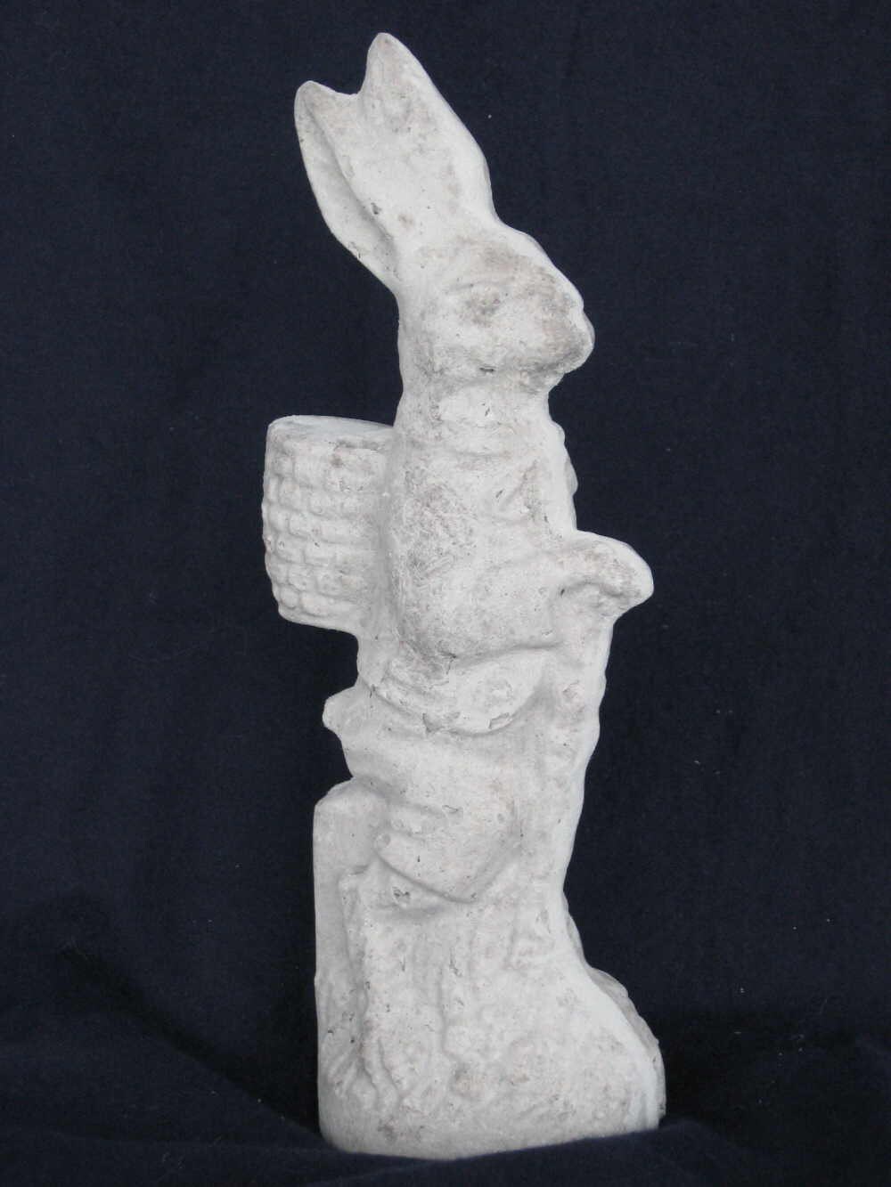 Unfinished paper mache 9 Hiking Bunny Rabbit
